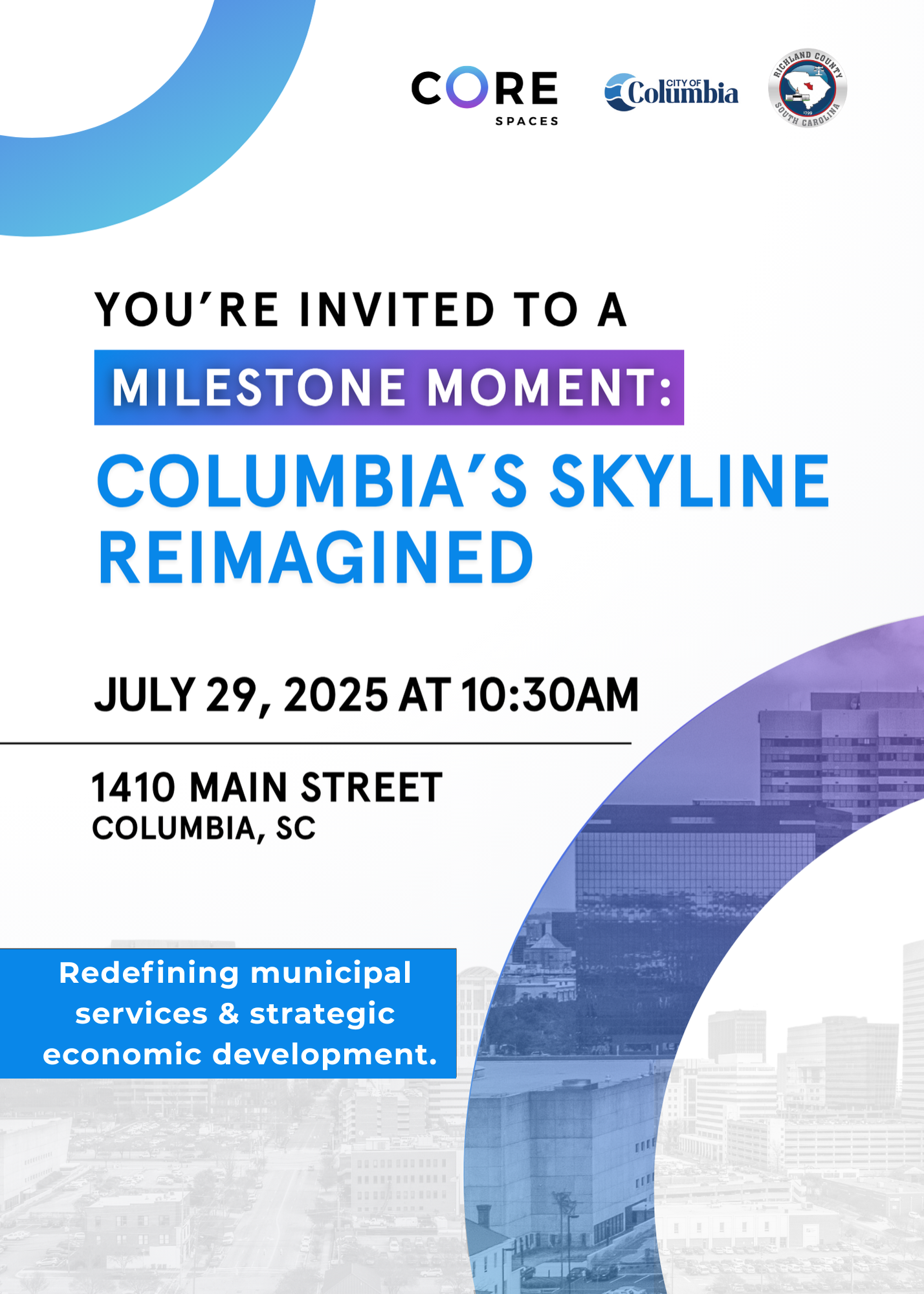 City of Columbia and Core Spaces announce major downtown redevelopment ...