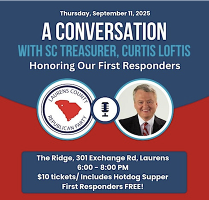 Laurens County GOP to Host Conversation with SC Treasurer Curtis Loftis ...