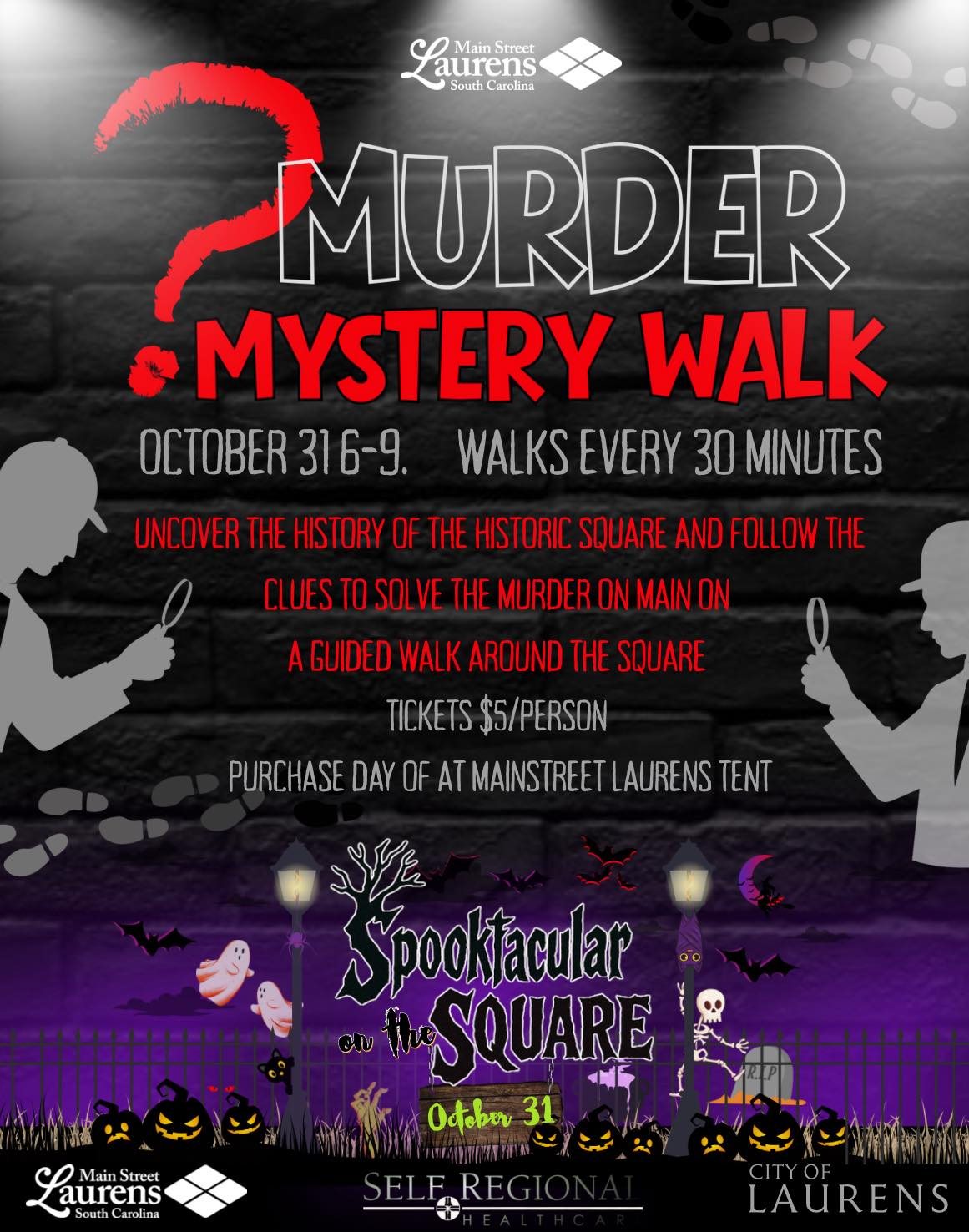 Murder Mystery Walk Adds Chills and Thrills to Laurens’ Spooktacular on ...