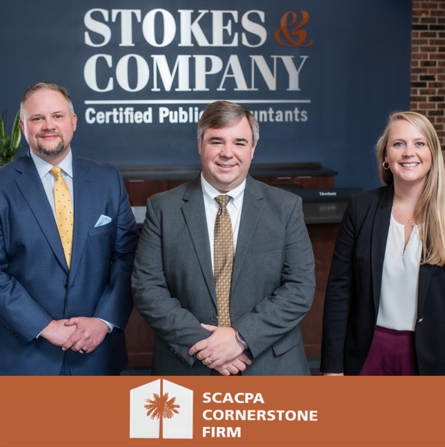 Stokes & Company, CPAs, recognized as SCACPA Cornerstone Firm - Who's ...