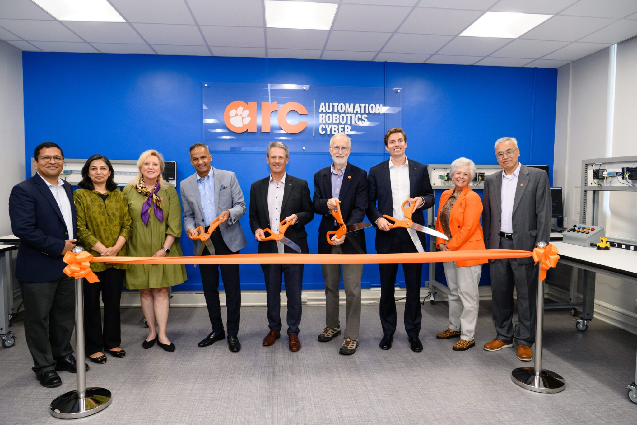 Clemson University and Omron Automation cut ribbon on new automation ...