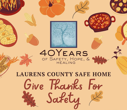 Celebrating 40 Years of Safety, Hope, and Healing: Laurens County Safe ...