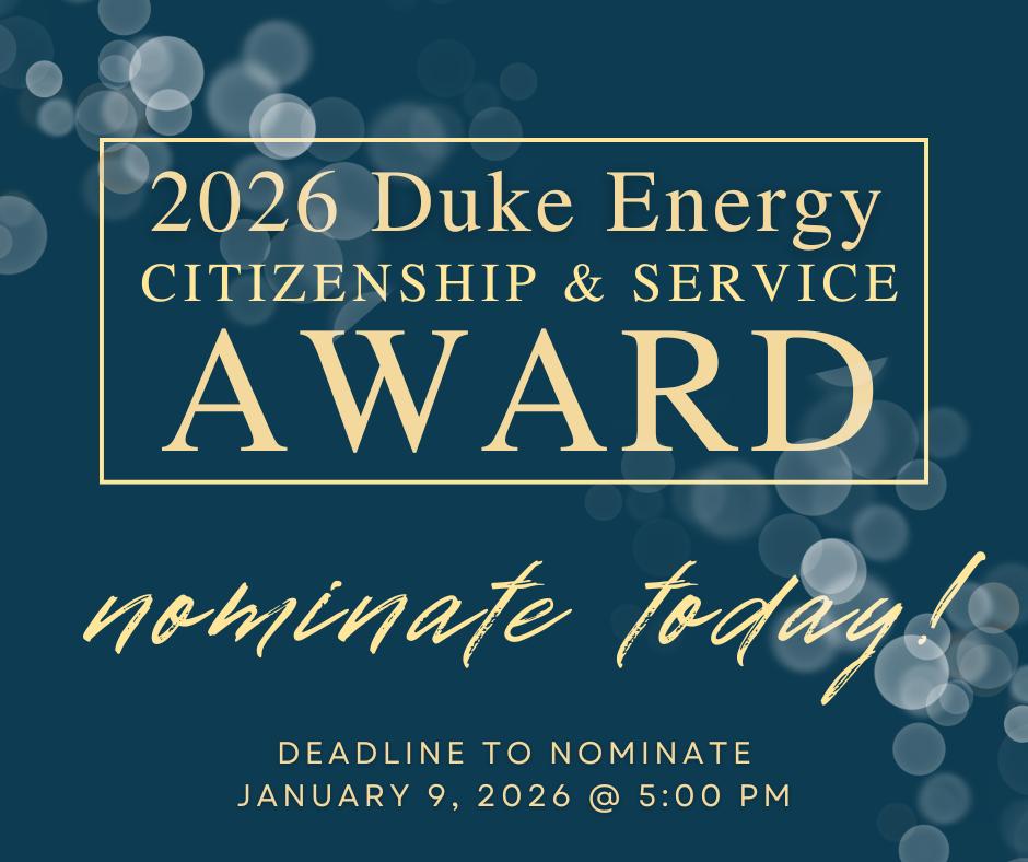 Nominations Open for the 2026 Duke Energy Citizenship & Service Award ...