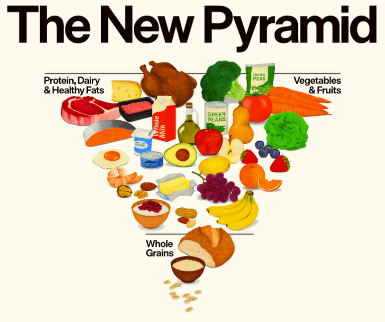 U.S. Unveils New Food Pyramid in Major Overhaul of Dietary Guidelines ...