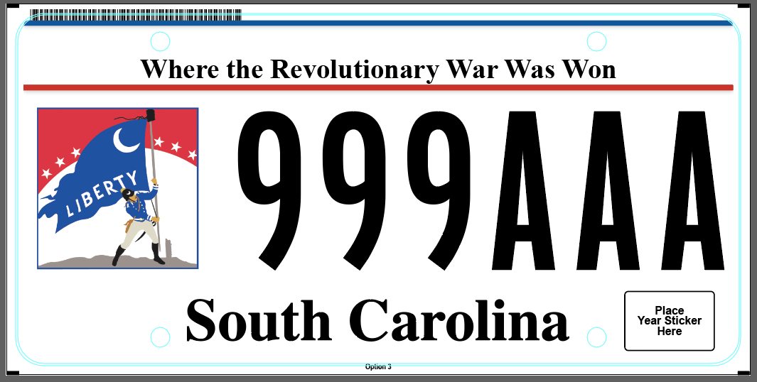 SCDMV to issue Revolutionary War plate﻿ - Who's On The Move