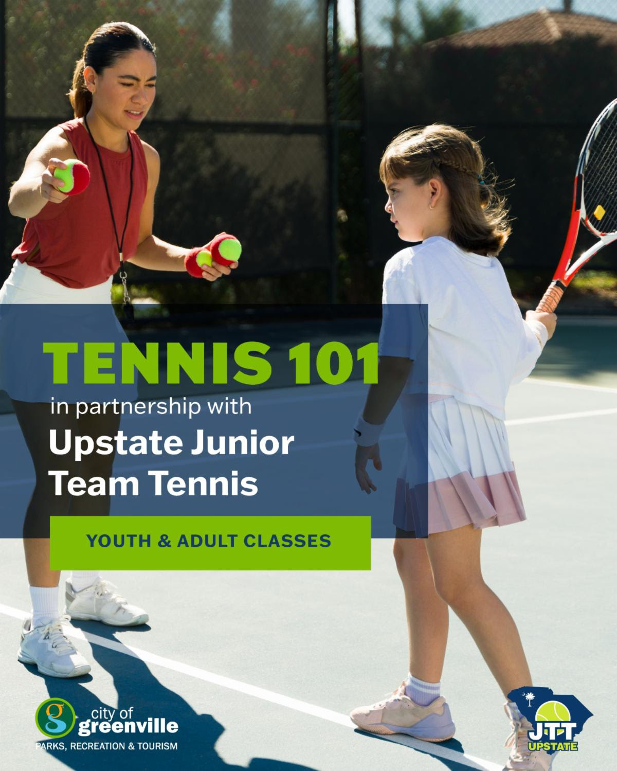 Tennis 101 classes + a few spots remain for spring programs - Who's On ...
