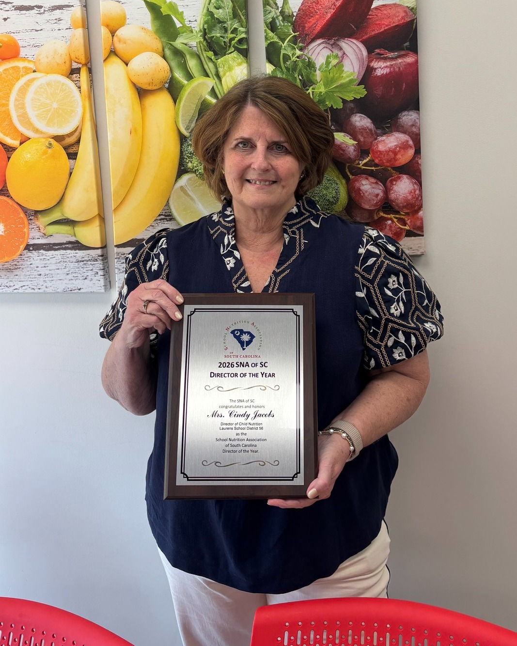Laurens County School District 56 Child Nutrition Director Cindy Jacobs ...