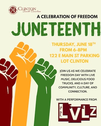 Clinton to Host Juneteenth Celebration - Who's On The Move
