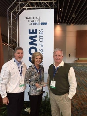 Mayor Pro-Tem Hazel Livingston receives the WIMG Leadership Award at ...