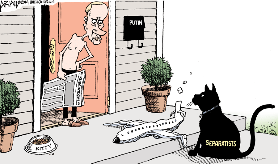 ARIAIL Cartoon - 8/04/2014 - Who's On The Move