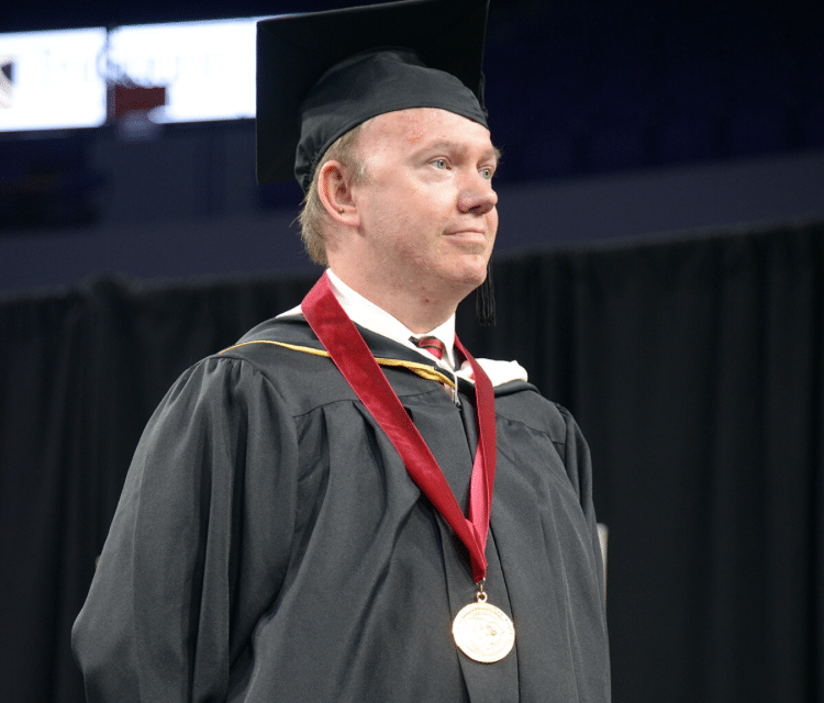 Corey Evans receives Tri-County Technical College’s Presidential ...